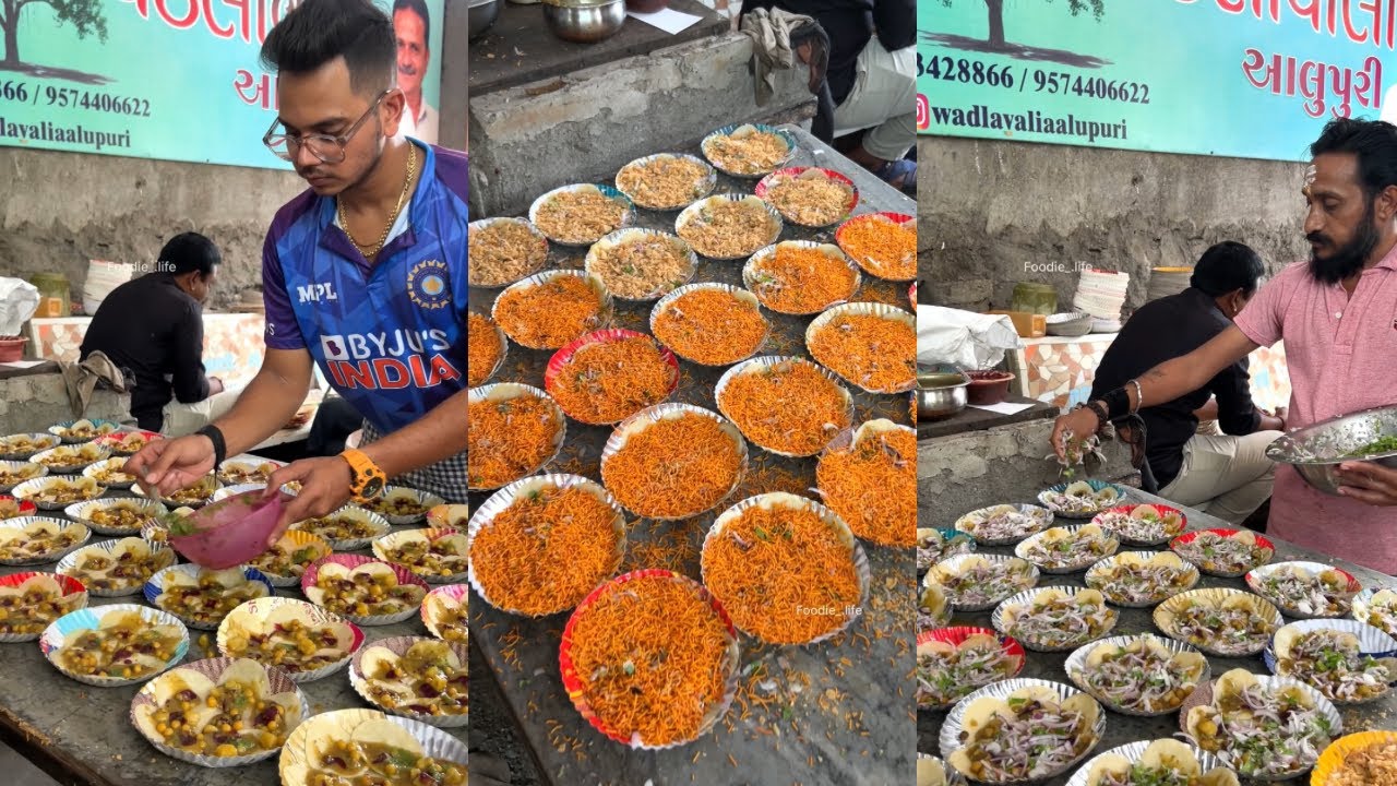 Surat Famous Vadla Wali Aloopuri Selling 1000 Aloopuri Daily | Indian ...