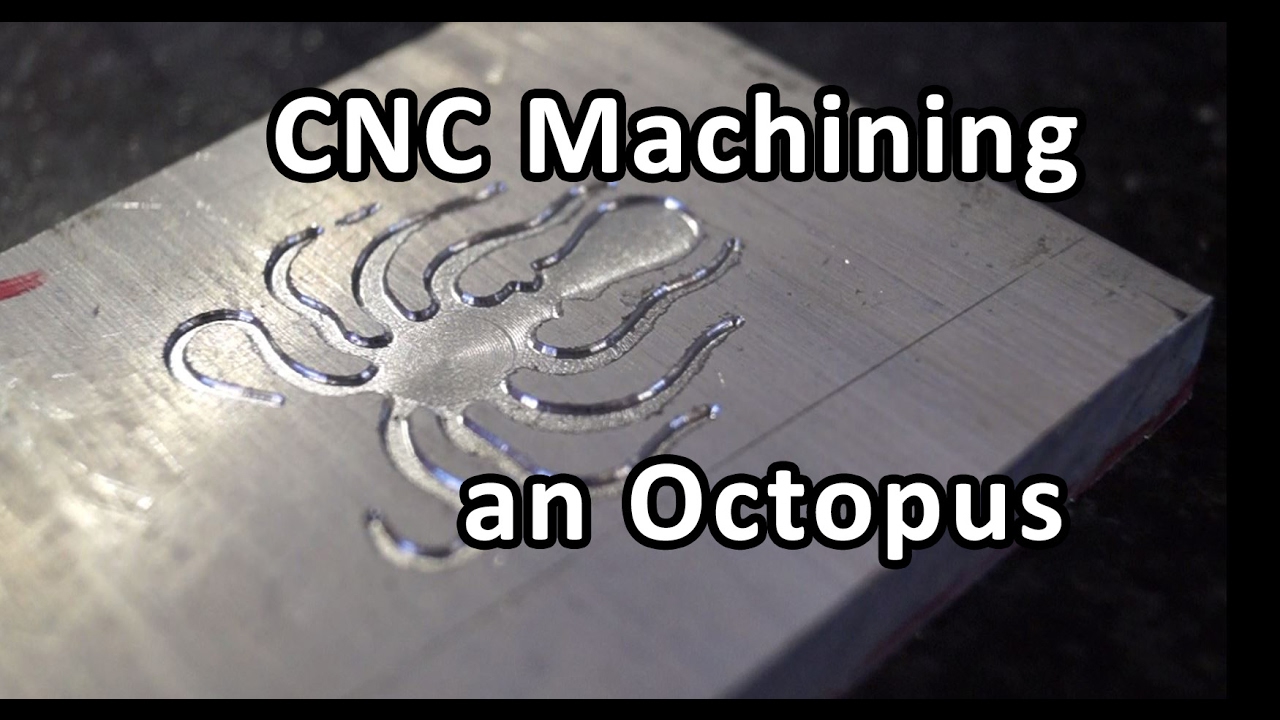 CNC Machining an octopus - YouTube
