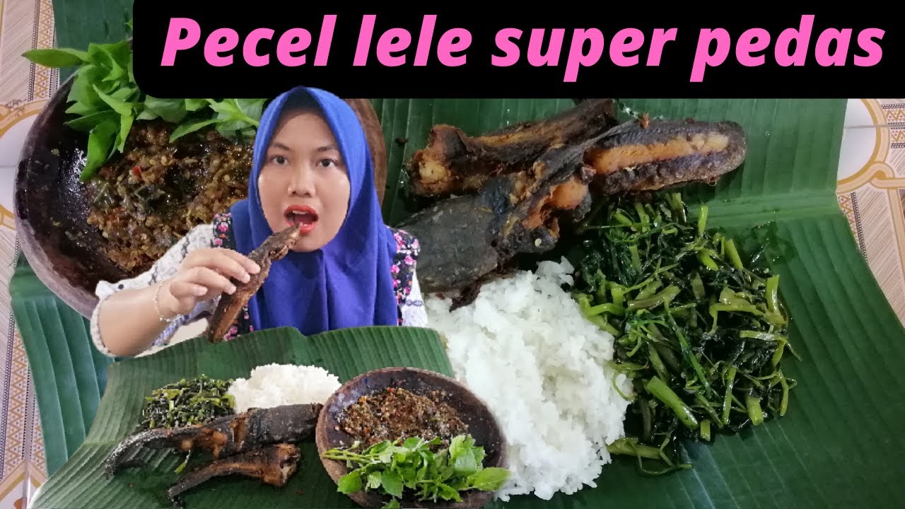 Asmr makan pecel lele mukbang Indonesia - YouTube