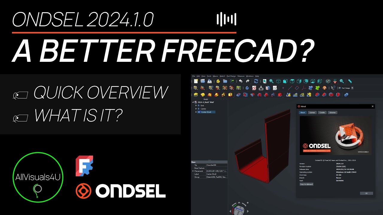 ⏱ TIMELAPSE 🚨 Better Than FreeCAD? - A First Impression Of Ondsel ...
