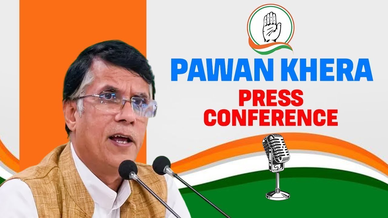 LIVE: Congress Leader Pawan Khera addresses Press Conference on SEBI ...