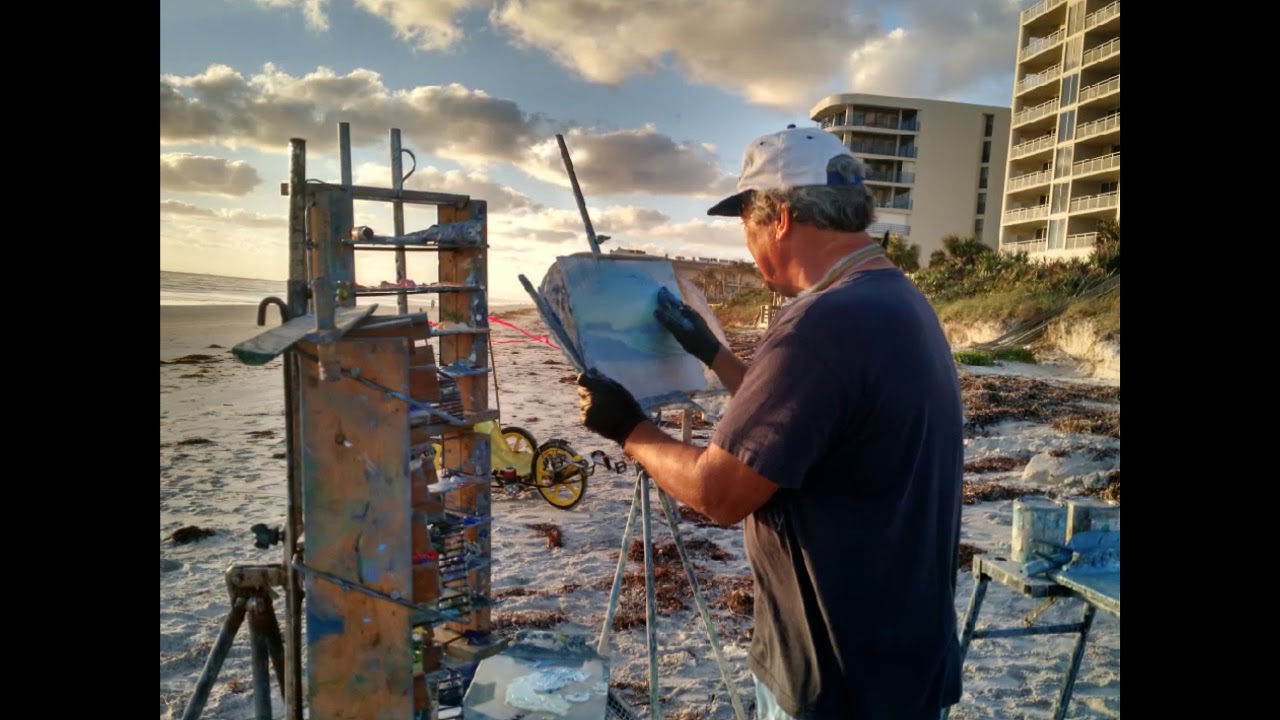Sunrise encounter with Plein Air painter Peter J. Carolin - YouTube