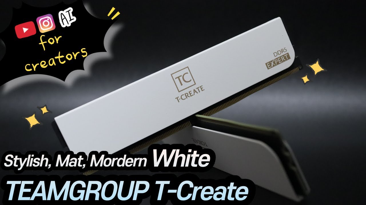 Teamgroup T-Create DDR5 Memory Review 팀그룹 메모리 리뷰 - YouTube