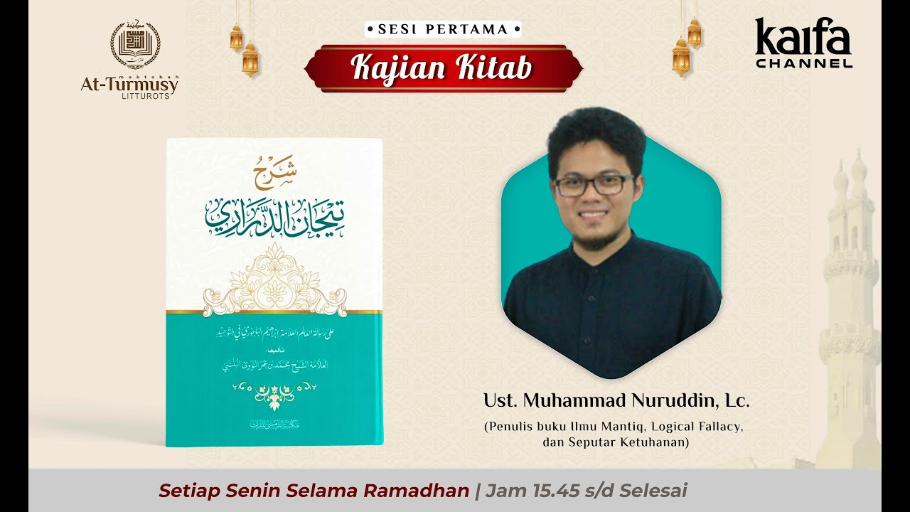 #Ramadhan: Kajian Kitab Syarah Tijan Darori (Sesi 1) | Ust. Muhammad ...