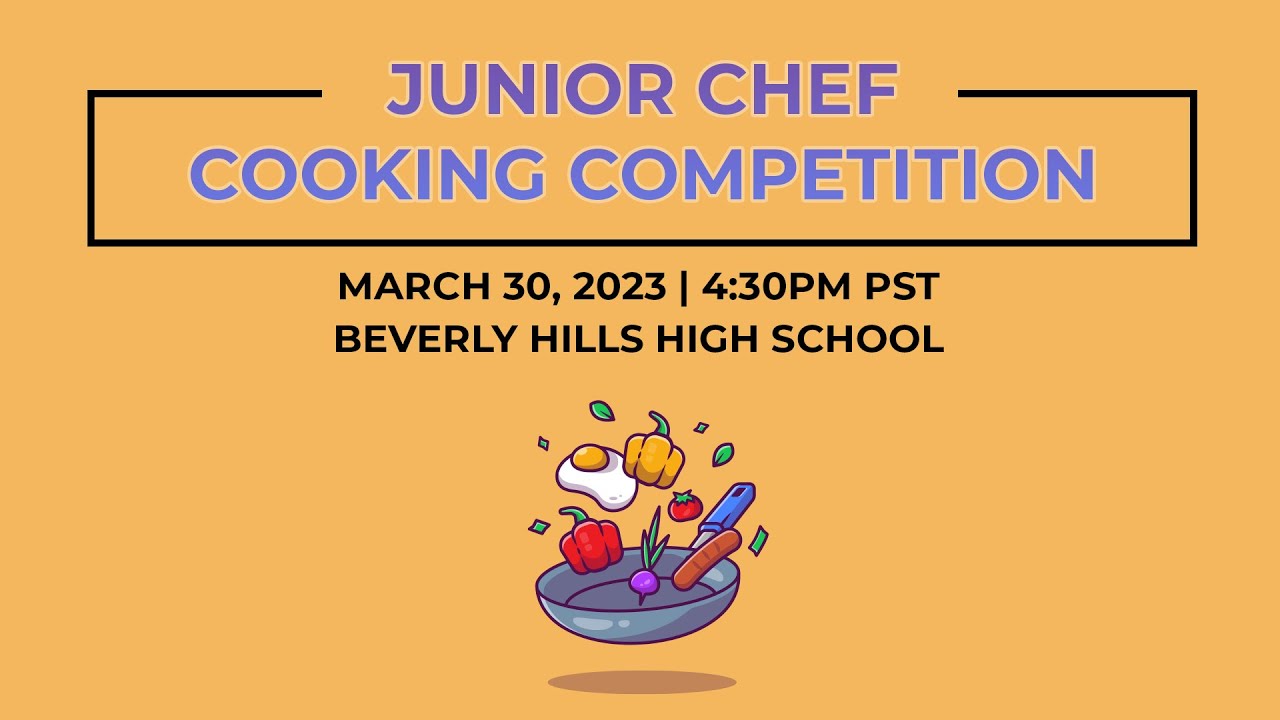 KBEV | Junior Chef Cooking Competition | Live Coverage | March 30, 2023 ...
