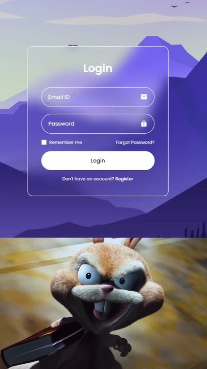 Login Page With Using Html And Css Html Css Frontend Webdeveloper Youtube Youtubeshorts