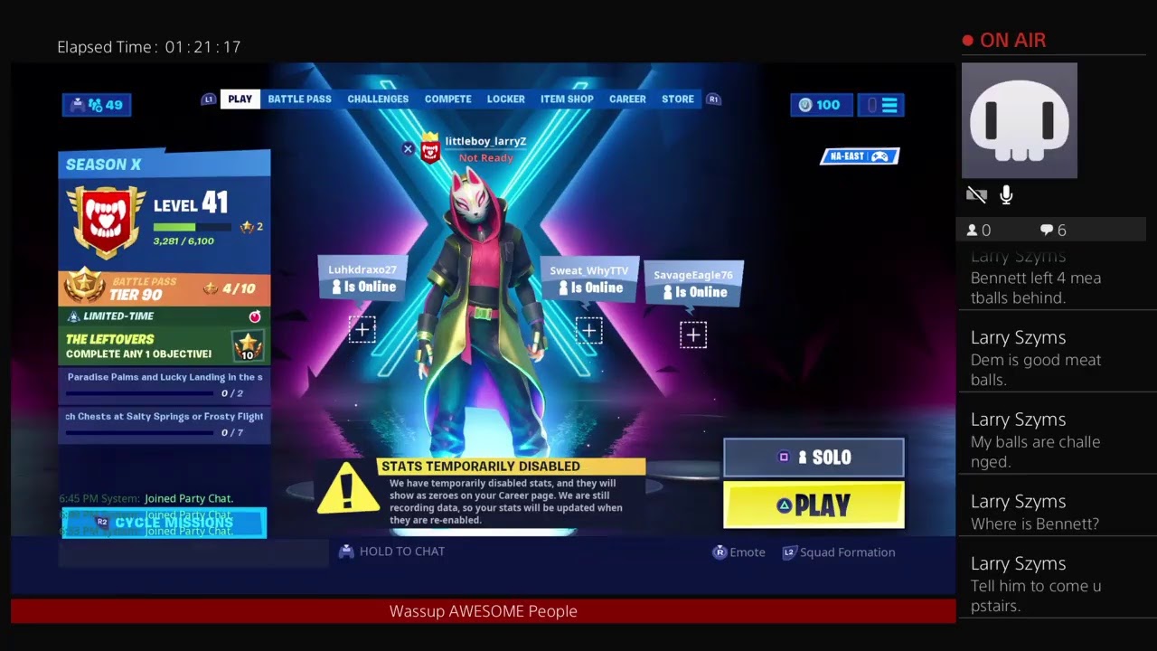 Challenge stream - YouTube