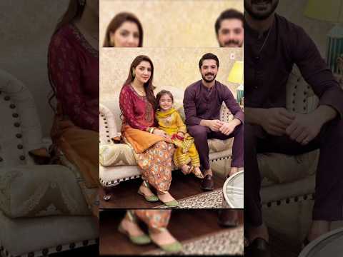 Junaid Niazi with his wife and daughter #junaidniazi  #tamashaseason2 #shorts