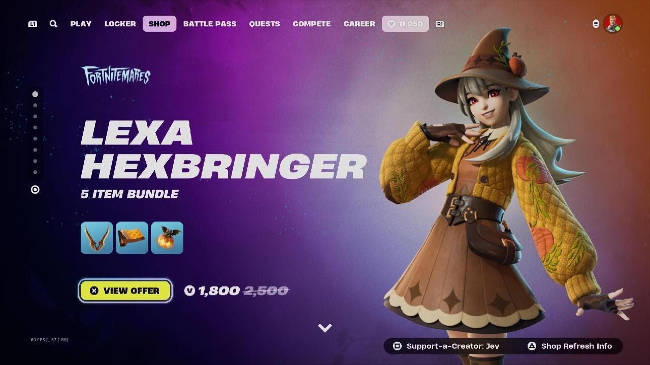 *NEW* Lexa Hexbringer skin + emote (10/16/24) - YouTube