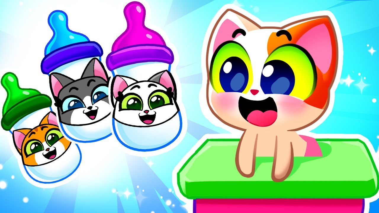 New Sibling Care 🌈 | My Bright Emotions 😻| Purr Purr Songs and Stories ...