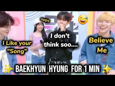 Baekhyun TRY Hard to be Sunbaenim to Eunchae,Zanghao and Taerae while They Can't stop LAUGHING 😅
