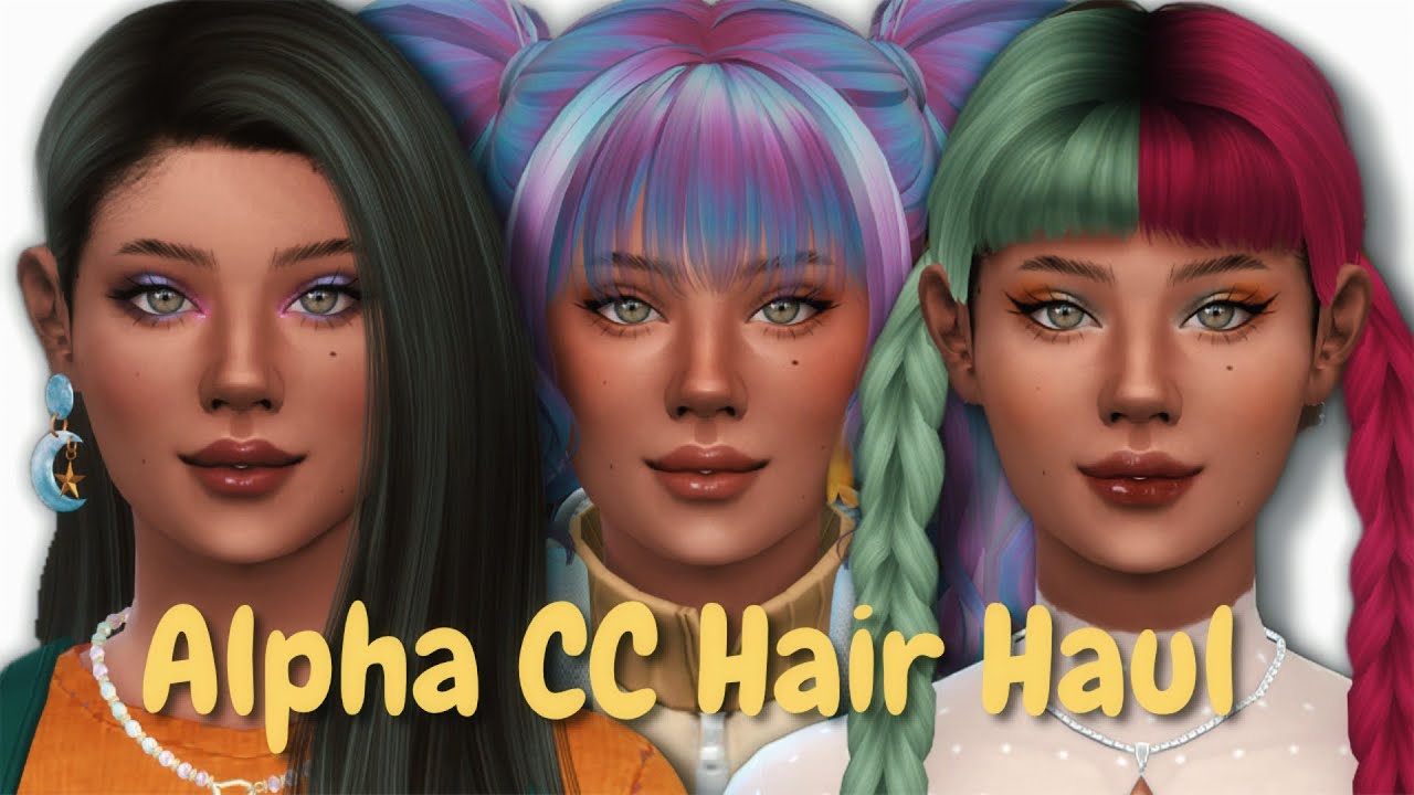 CC HAIR HAUL Alpha Edition + links :) - YouTube