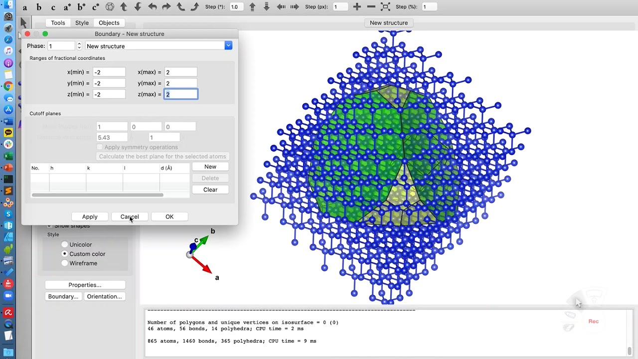 VESTA structure shape - YouTube