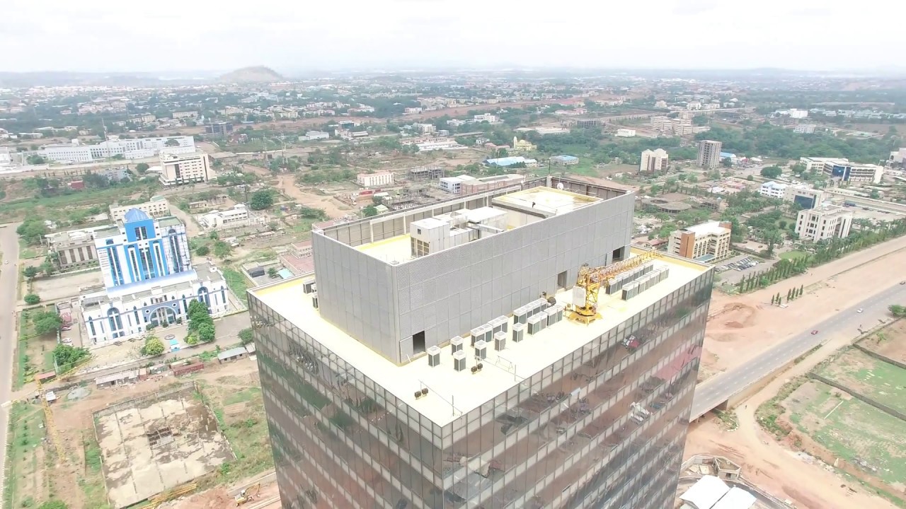 Drone the view of Abuja from then Center of the City - iAbuja - YouTube