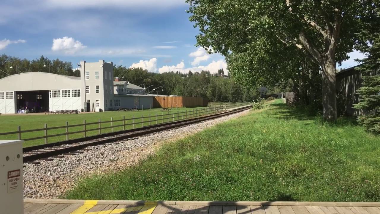 Steam Train at Fort Edmonton - YouTube