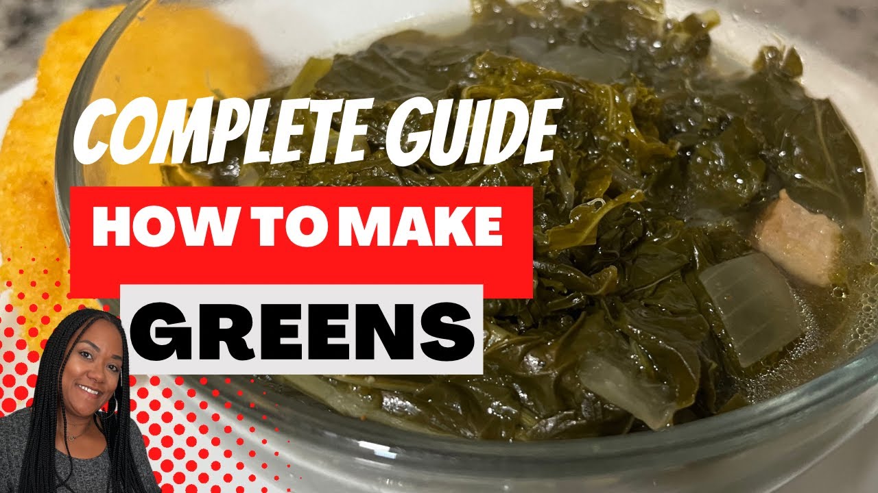 How to cook GREENS | Collard Greens| Turnip Greens | Southern Greens ...