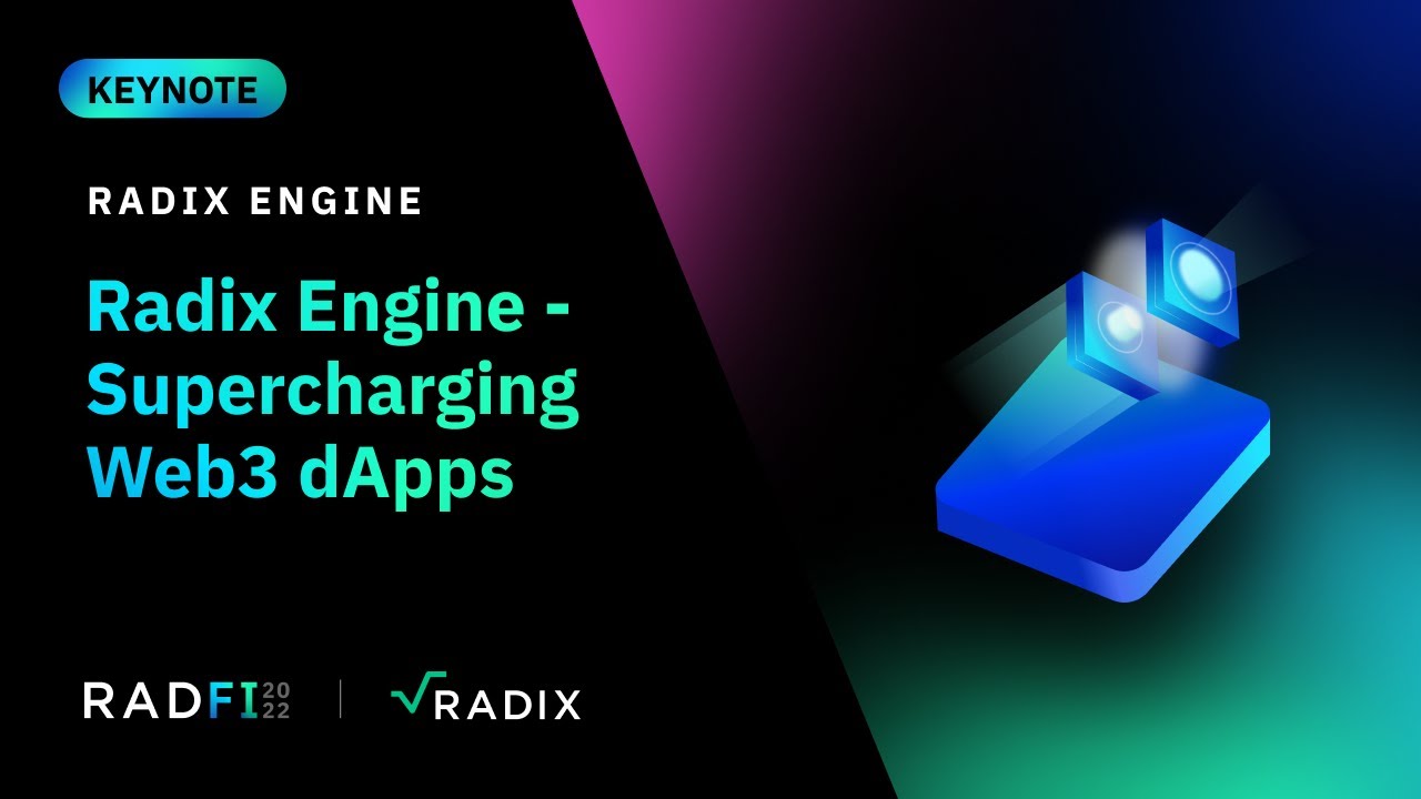 RadFi - Radix Engine - Supercharging Web3 dApps - YouTube