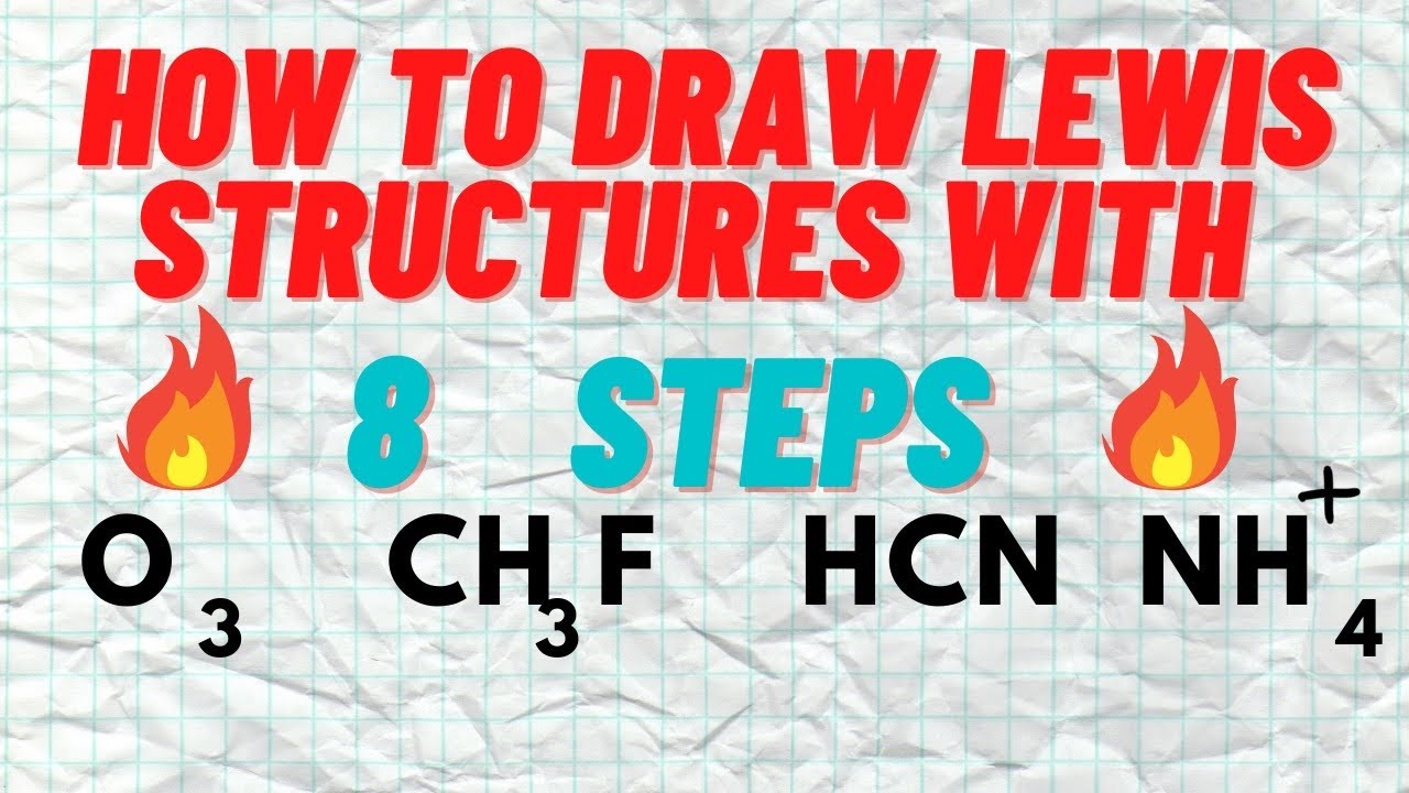 Draw lewis structures with easy steps !! - YouTube
