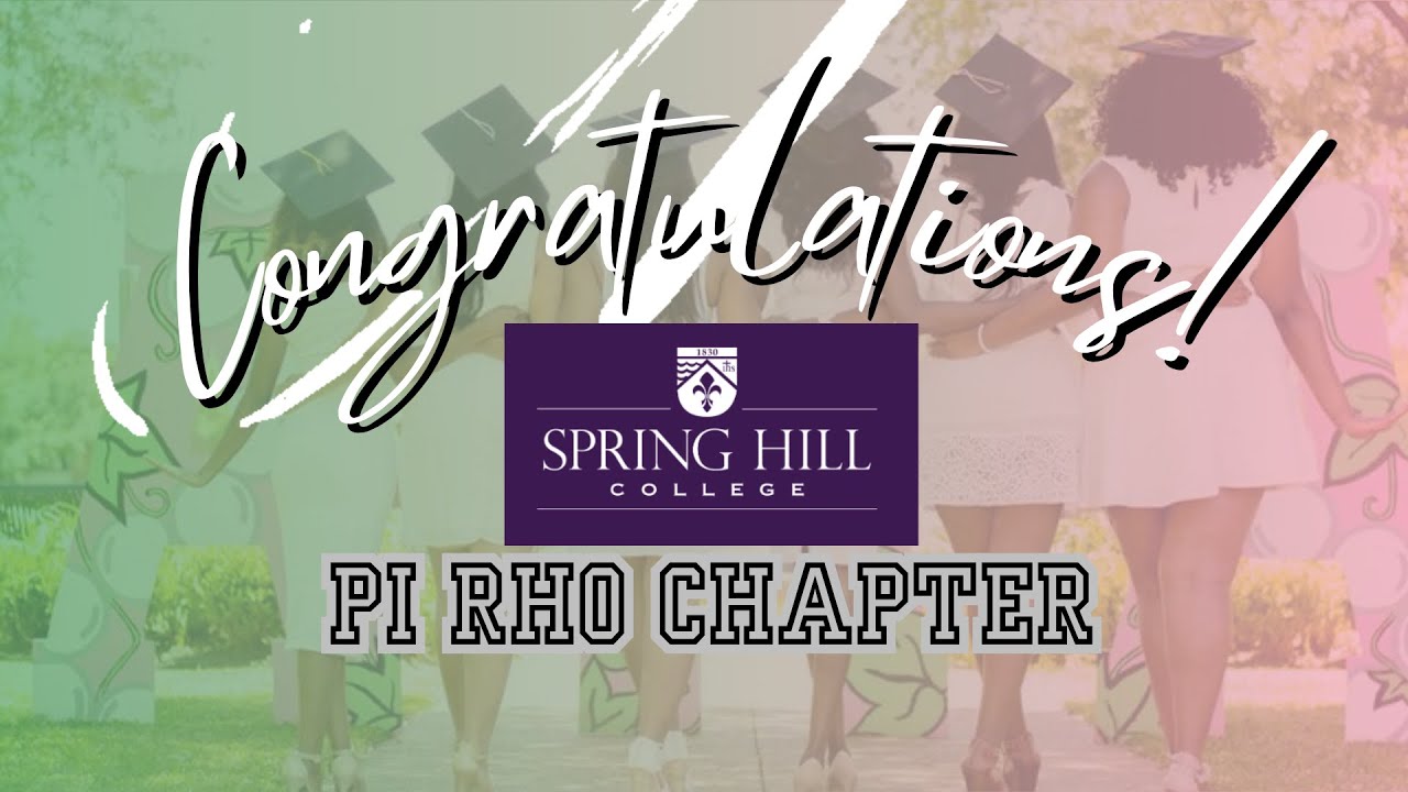 2024 Pi Rho Spring Graduates - YouTube
