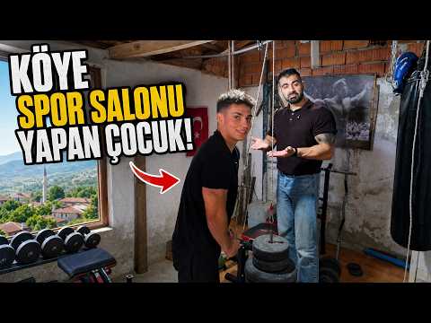 KÖYE SPOR SALONU YAPAN ÇOCUK!