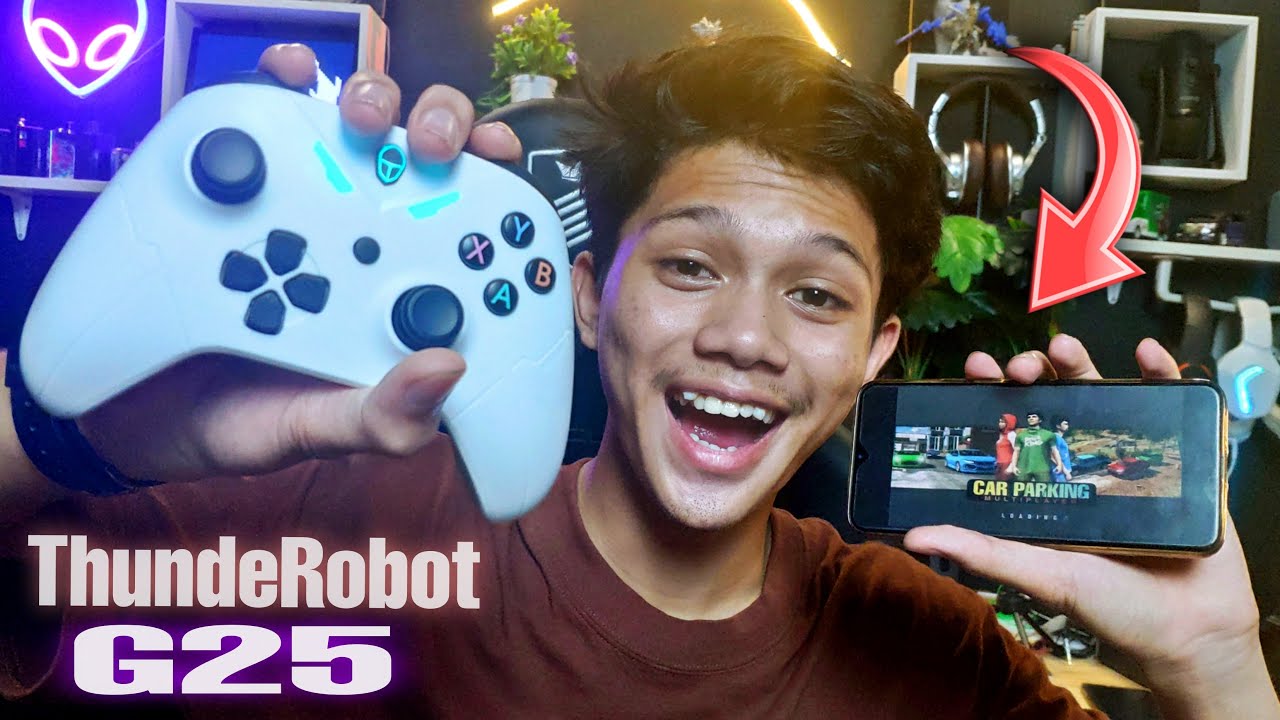 YouTuber PERTAMA Main CPM Guna CONTROLLER ! ThundeRobot G25 - YouTube
