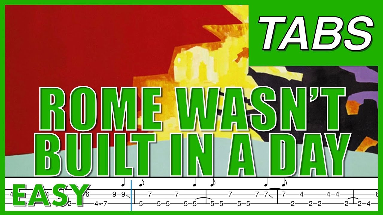 Rome Wasn't Built in a Day bass tabs cover - Morcheeba - YouTube