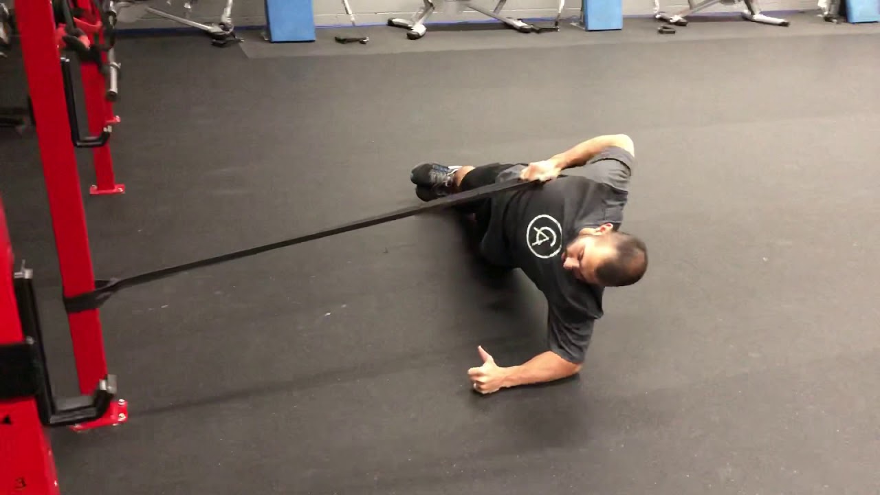 Band - Side Plank Row - YouTube