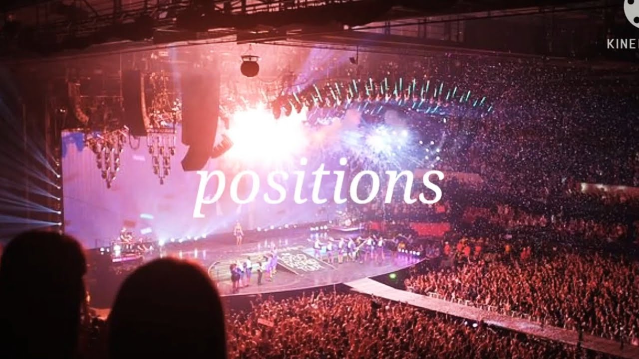 아리아나그란데 - positions 콘서트버전 Ariana Grande positions concert (ver.) - YouTube