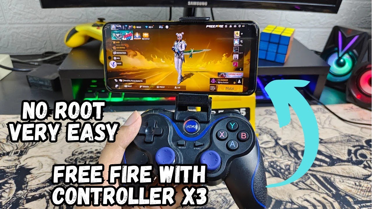 YOU MUST TRY!!! How To Use Controller X3 To Play FREE FIRE On Android ...