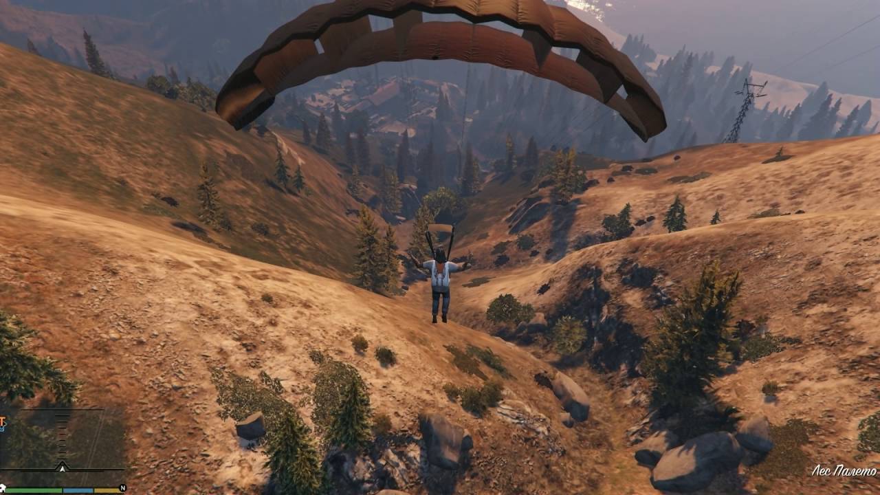 GTA 5 - Epic jump and landing on the train / ГТА 5 -Эпический прыжок с ...