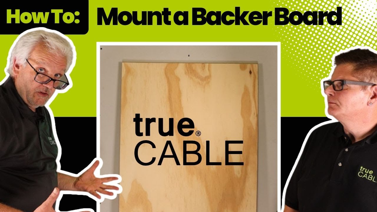 The Simplest Method to Mount a Backer Board - YouTube