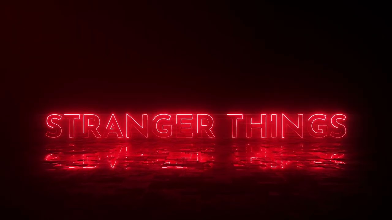 After Effects : Electric Neon Logo Stranger Things ( Saber-Plugin ...