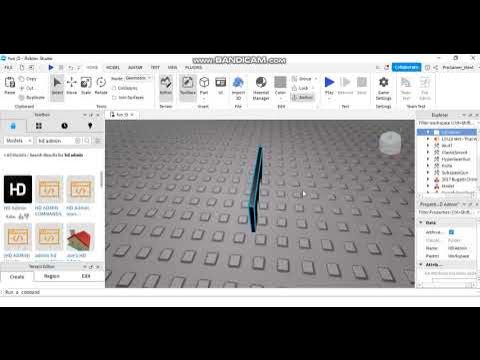 How to add HD Admin [CMDS] to your Roblox Game - YouTube