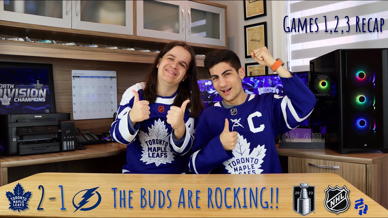 R1 - TOR vs. TBL - The Buds Are ROCKING!! - Games 1,2,3 Summary - YouTube