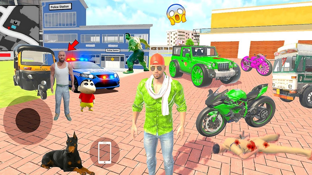 🤩 Indian Bikes Driving 3D Police Station Teleport In Indian Theft Auto ...