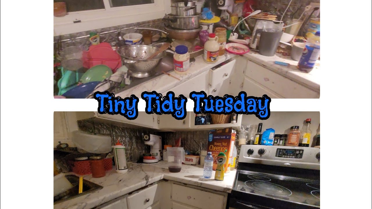 Tiny Tidy Tuesday! Kitchen reset| Multiple Tiny Tidies # ...