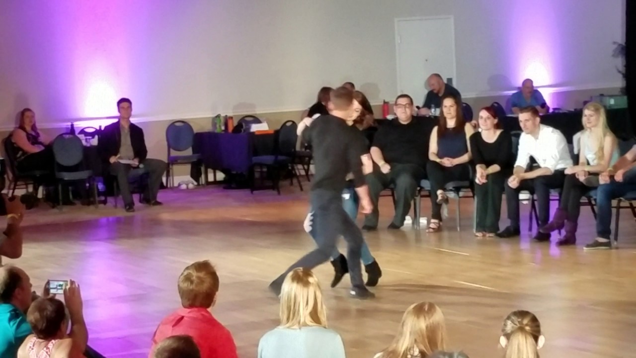 Joshua Sturgeon & Hailee Vaughan Pro Demo - Dance N Play 2017 - YouTube