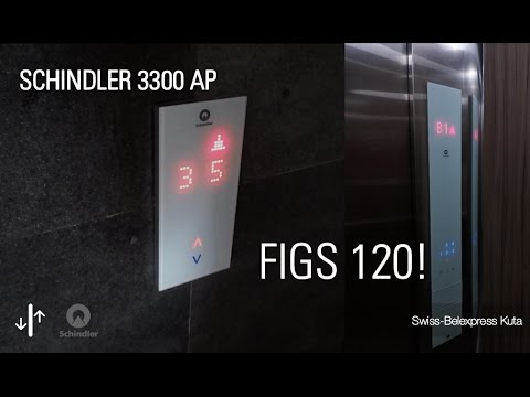 Schindler 3300 AP Elevators With FIGS 120! - YouTube