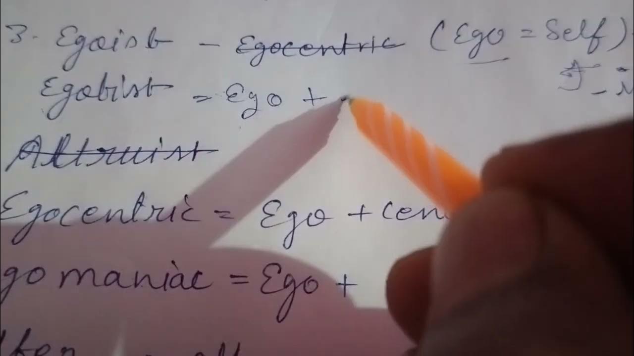Root WordEgo self YouTube root-wordego-self-youtube