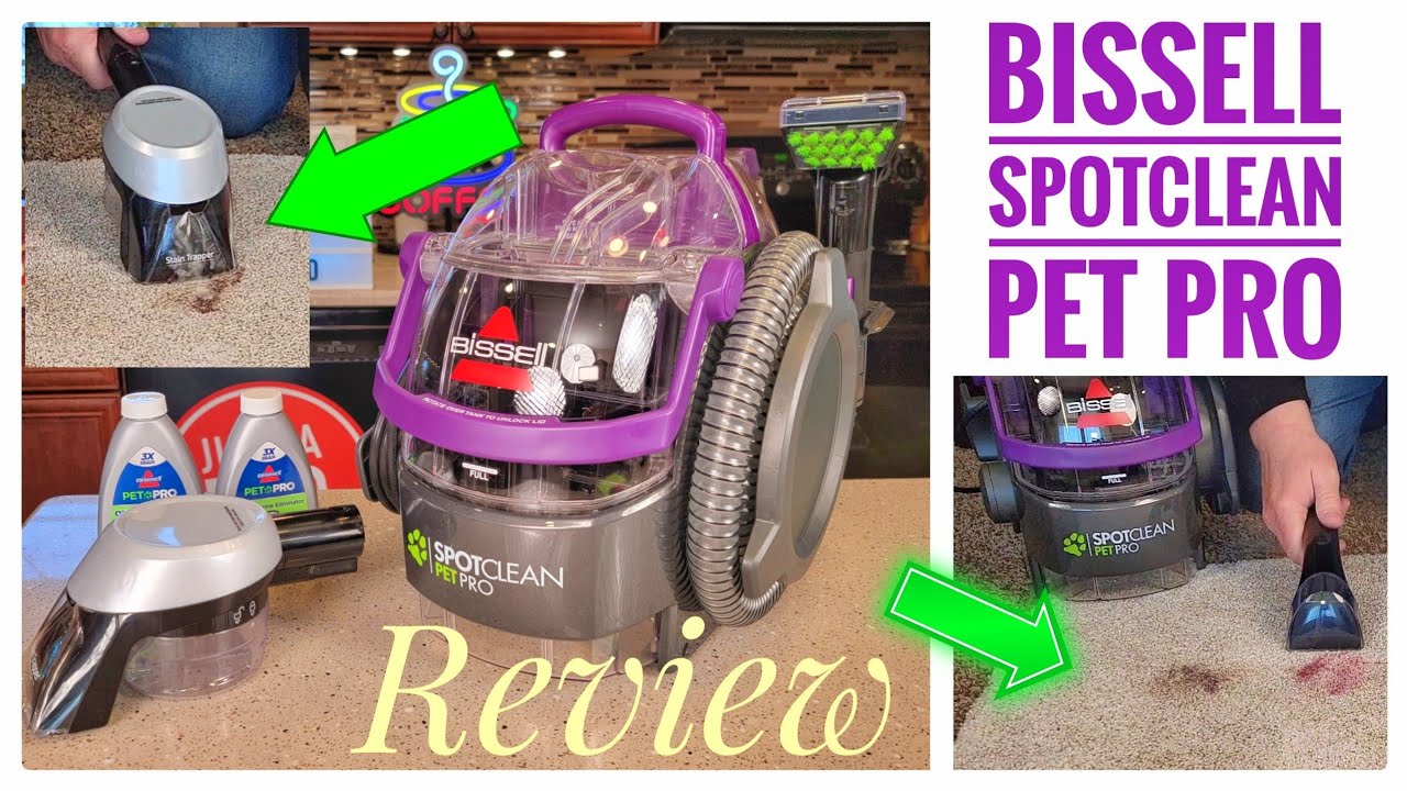 BISSELL Spot Clean Pet Pro Portable Carpet Spot Cleaner 2458 Review ...