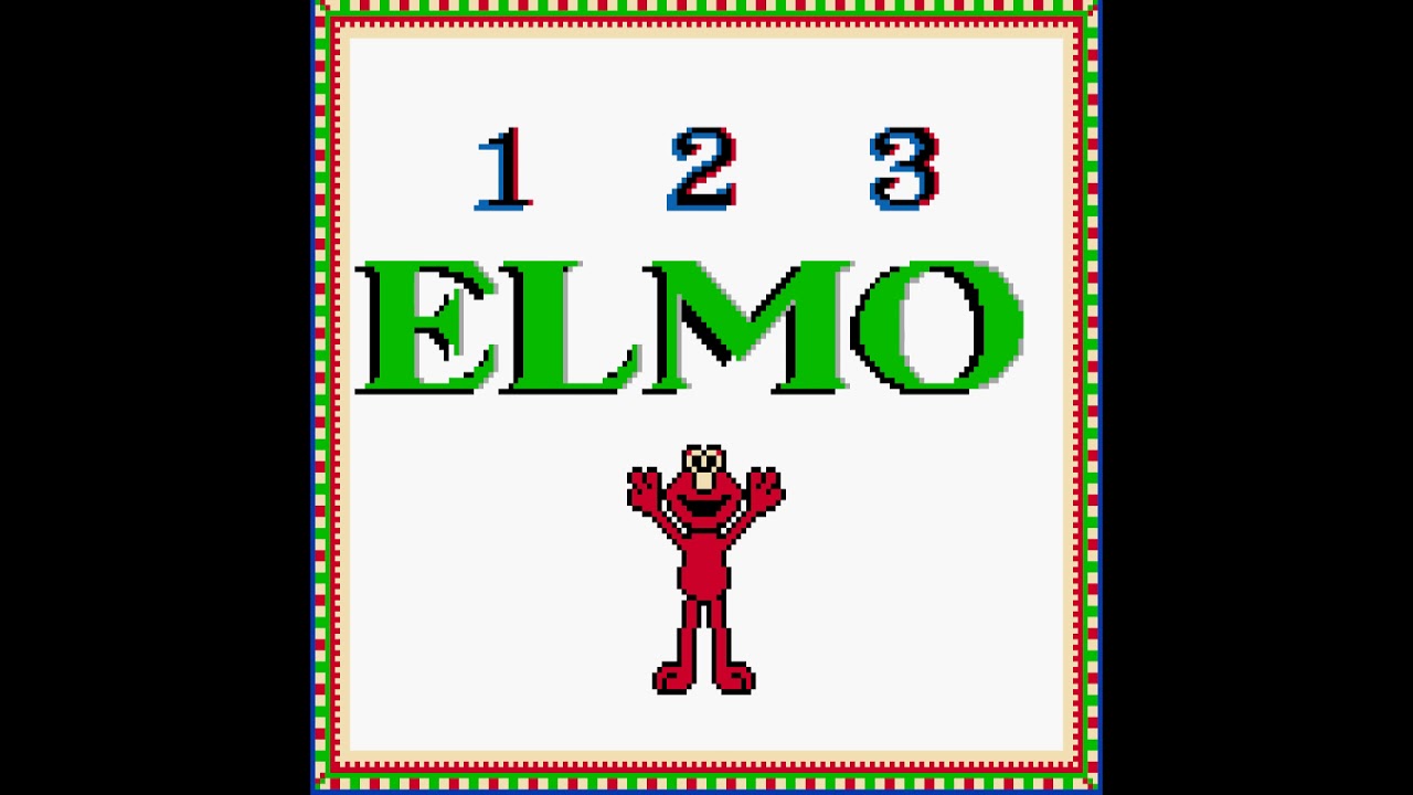 Nintendo Gameboy Color Longplay - Elmo's 123s - YouTube