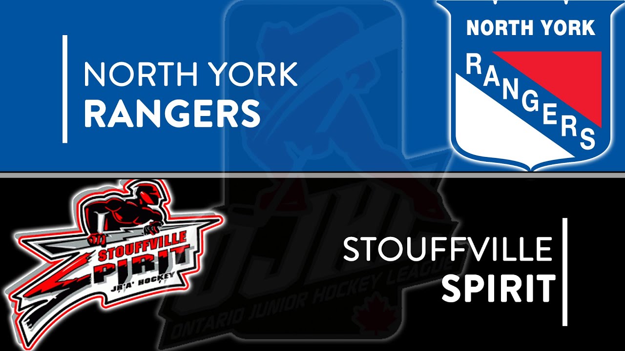 OJHL Highlights | North York Rangers VS Stouffville Spirit | November ...