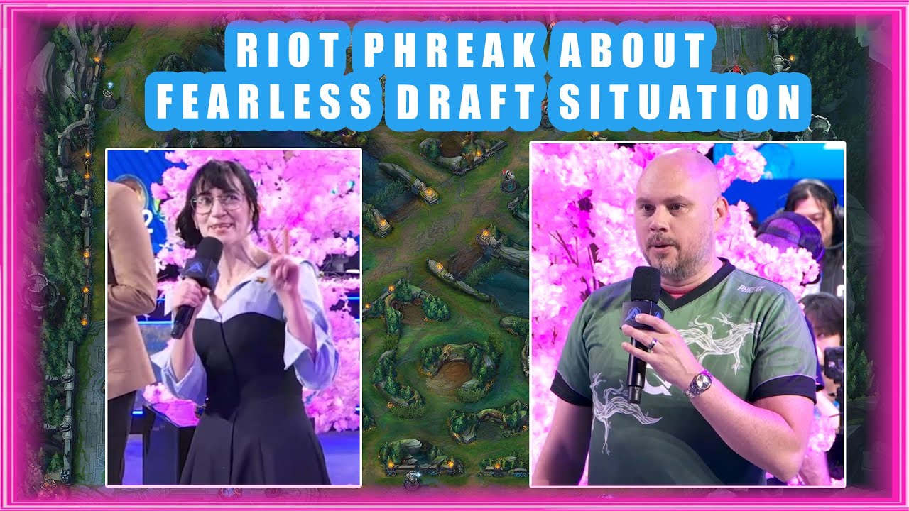Riot PHREAK About FEARLESS DRAFT Situation 🤔 - YouTube