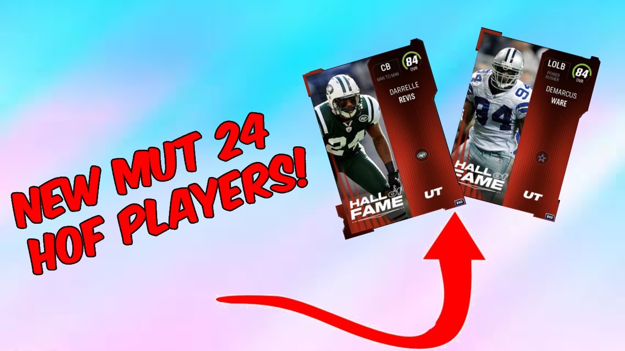 Madden 24 Hall of Fame Players Revealed! + Best One to Choose! MUT 24 ...