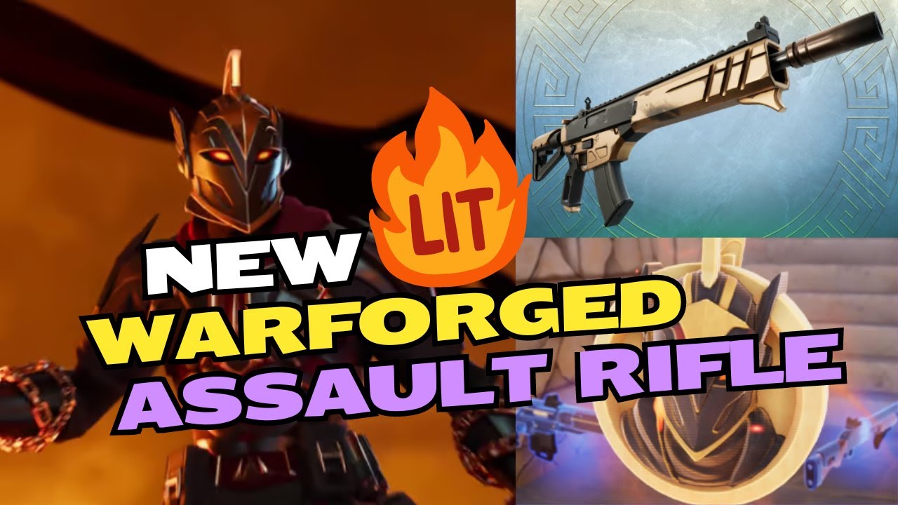 The *ARES Warforged AR Mythic* in Fortnite is OP! - YouTube