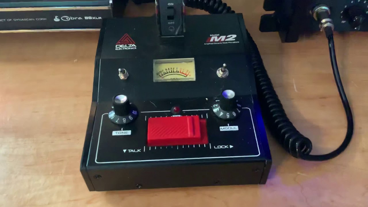 Delta M2 CB microphone mini review - YouTube
