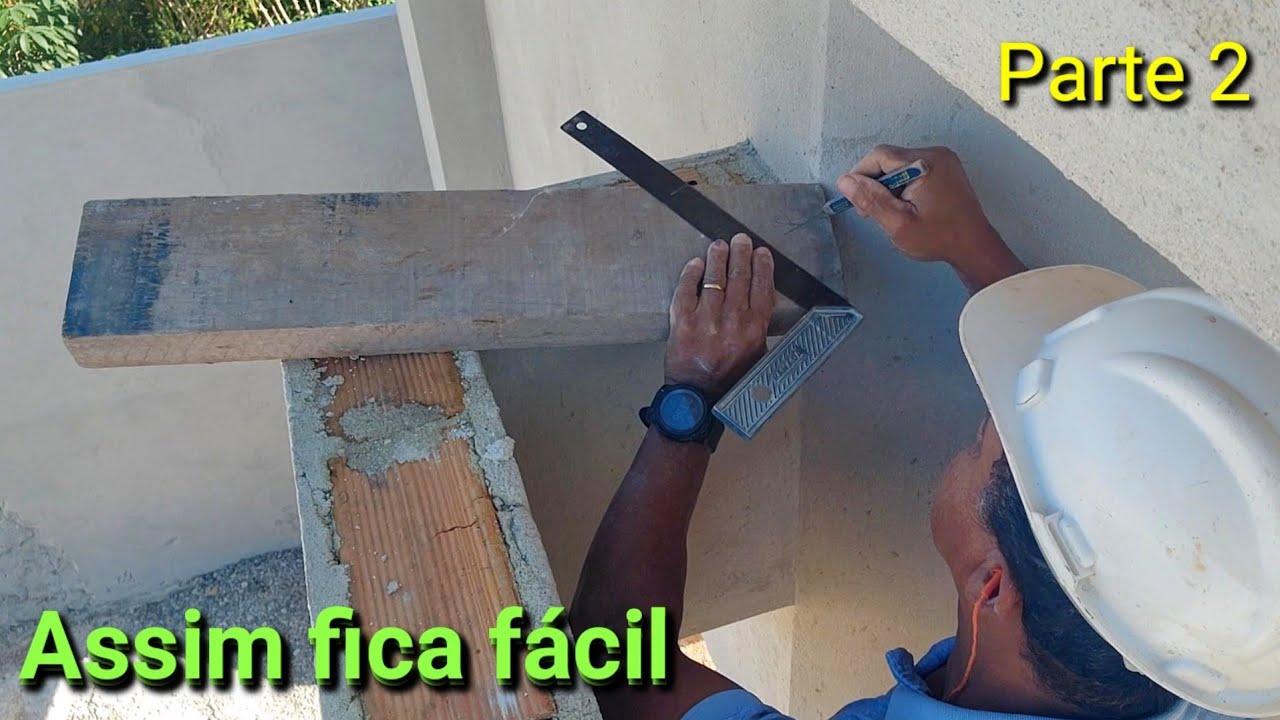 Como marcar e fazer esse corte Telhado Simples na Varanda Casa 06x10 ...