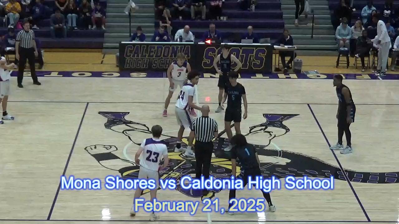 Mona Shores vs Caldonia High School Varsity - YouTube