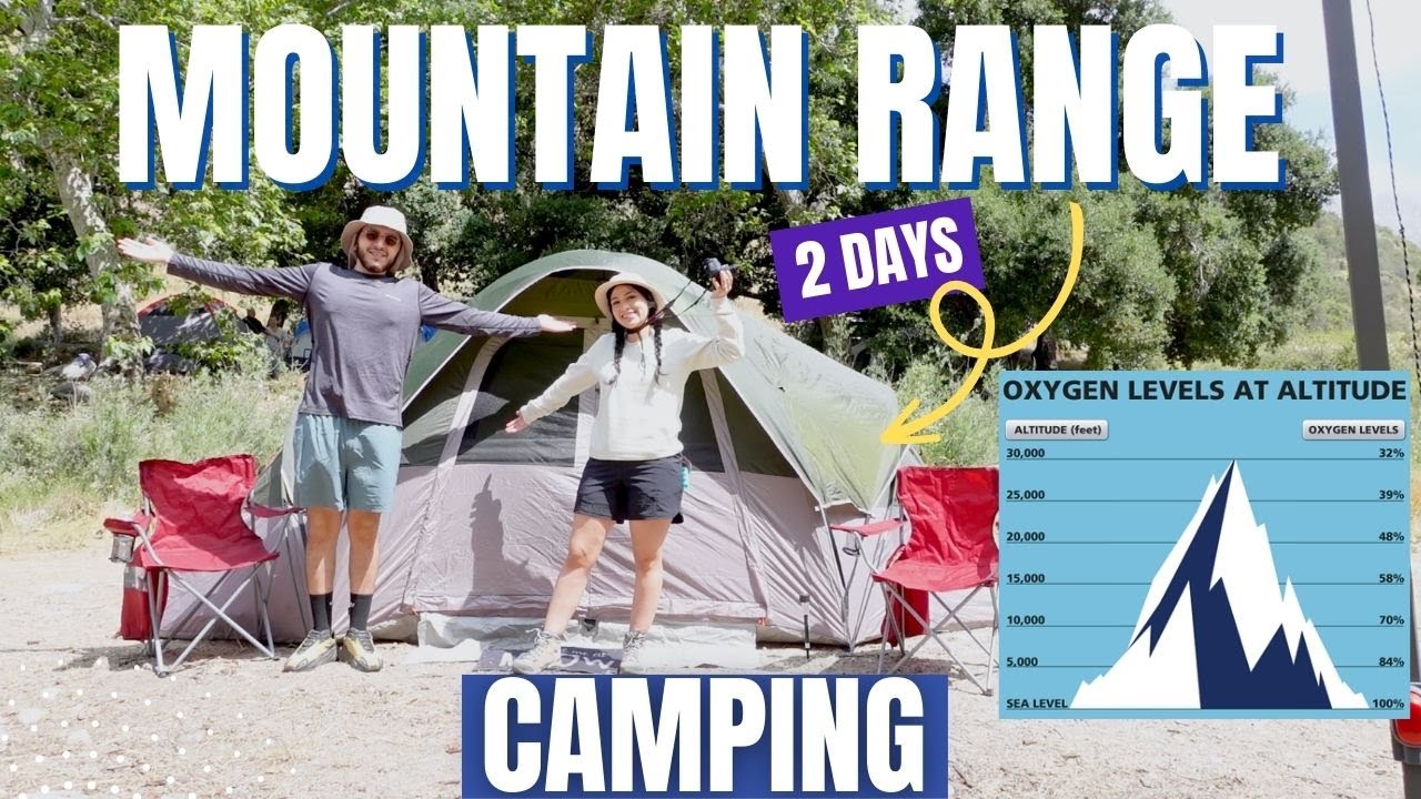 Camping in HIGH ALTITUDE MOUNTAINS | RIVER VIEW for 2 DAYS! Relaxation ...