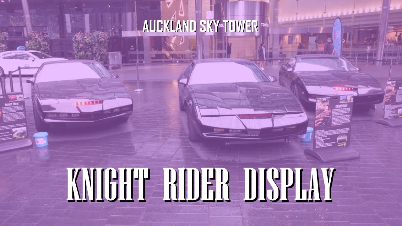 Knight Rider Display at Auckland Sky Tower - YouTube